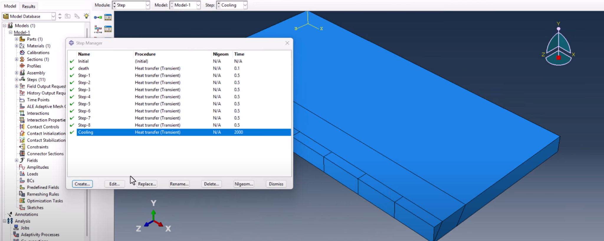 Welding Simulation in Abaqus Without DFLUX – Complete Step-by-Step Guide (2025)
