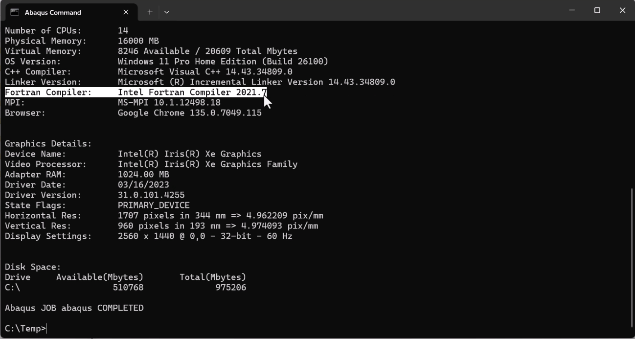 How to Link Abaqus 2024 with Fortran and Visual Studio for Subroutines