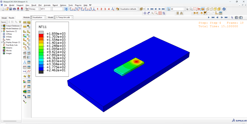 Slm Abaqus Simulation Without Subroutines Feamaster 9251