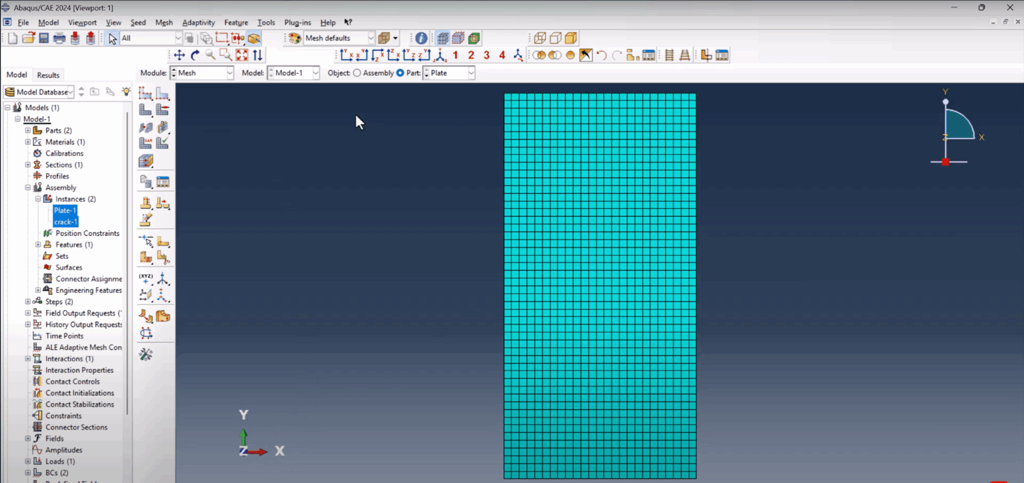 3D Crack Growth Abaqus XFEM Simulation – Full Tutorial