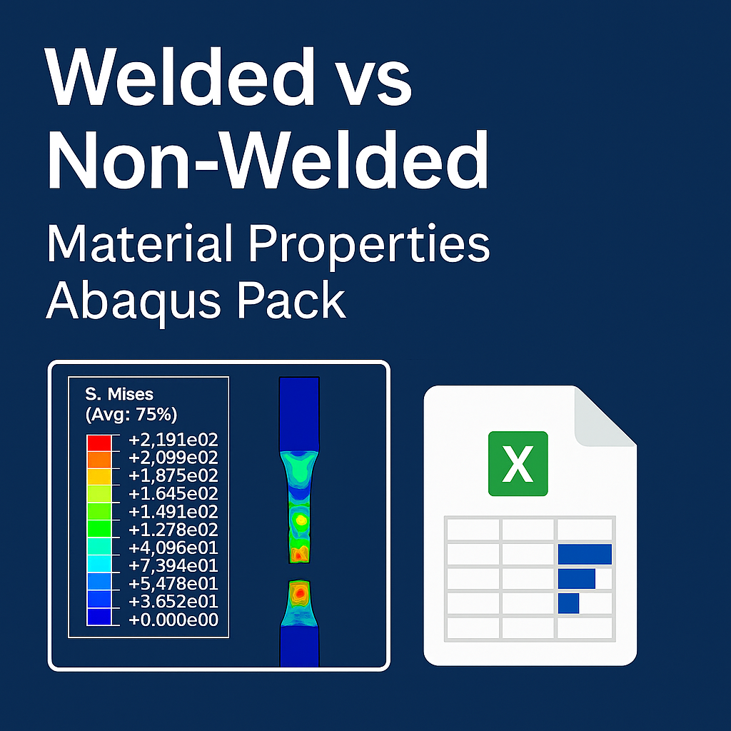 Welded vs Non-Welded Material Properties Abaqus Pack