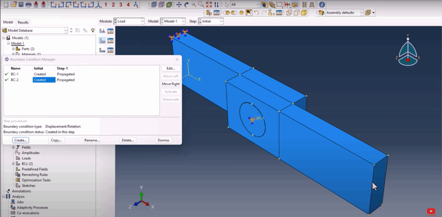 Shear Failure Simulation in Abaqus – Full Pin Analysis Guide