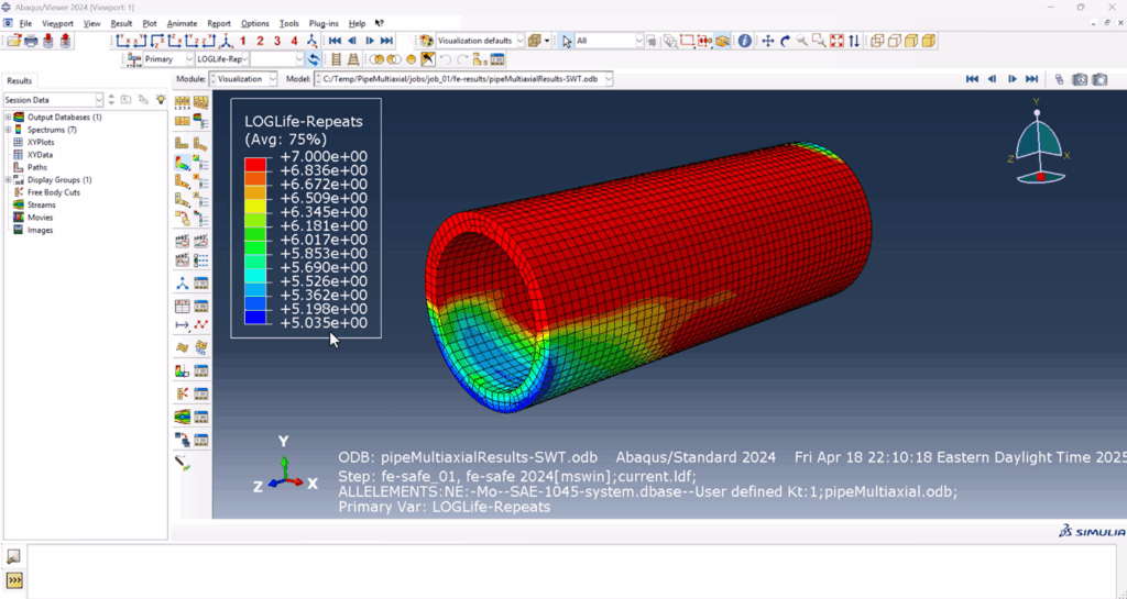 FE-Safe Fatigue Life Simulation Course Using Abaqus