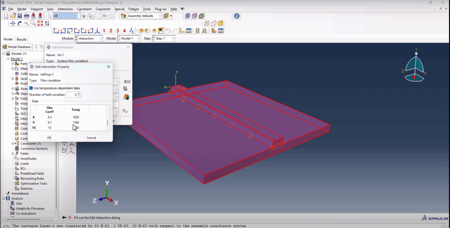 Wire Arc Additive Manufacturing Simulation Abaqus— Complete step by ...